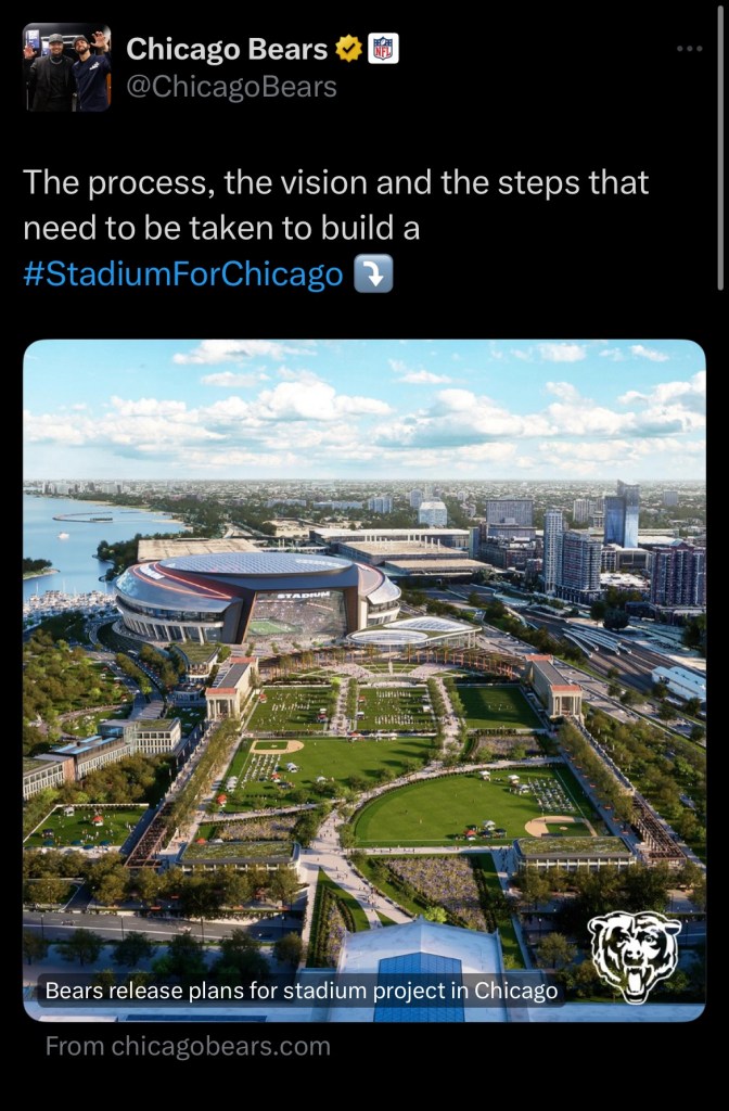 The Bears draft Caleb Williams & unveil potential new stadium plans ...